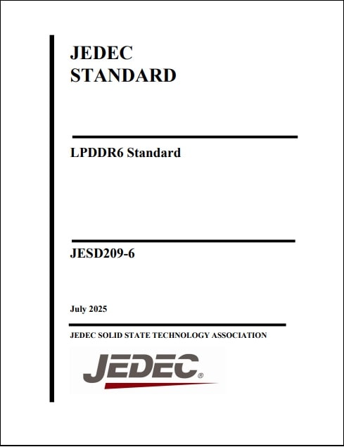 JEDEC規格 JESD209-6, 2025: LPDDR6 Standard ｜OVISS Web Shop(オーヴィスウェッブショップ)