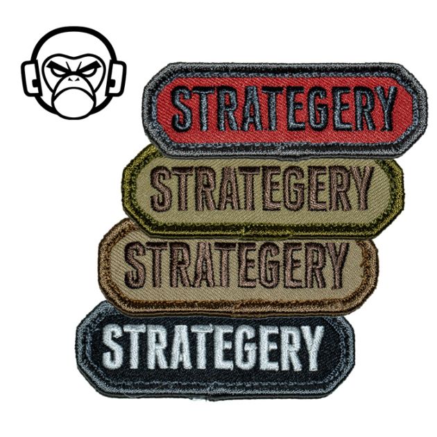 MIL-SPEC MONKEY Strategery Patch 【ミルスペック・モンキー 戦略 パッチ】ミリタリー POLICE サバゲ ...