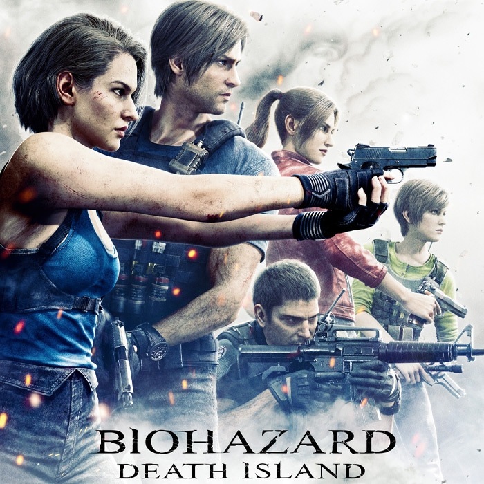 BIOHAZARD DSO METAL STICKER DETH ISLAND 【バイオハザード DSOメタルステッカー デスアイランド ...