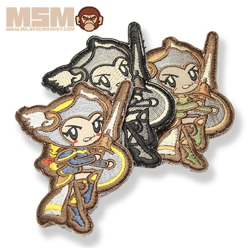 MSM キューティ・ヴァルキリー パッチ 【ミルスペックモンキー Cuty Valkyrie Patch】メンズ レディース ミリタリー アウトドア カジュアル サバゲ バイク ツーリング ...