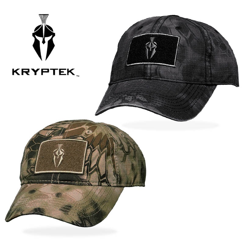 KRYPTEK モラール キャップ 【クリプテック morale cap】メンズ ミリタリー カジュアル アウトドア サバゲ バイク ツーリング 迷彩 刺繍 ベルクロ アジャスター フリー ...