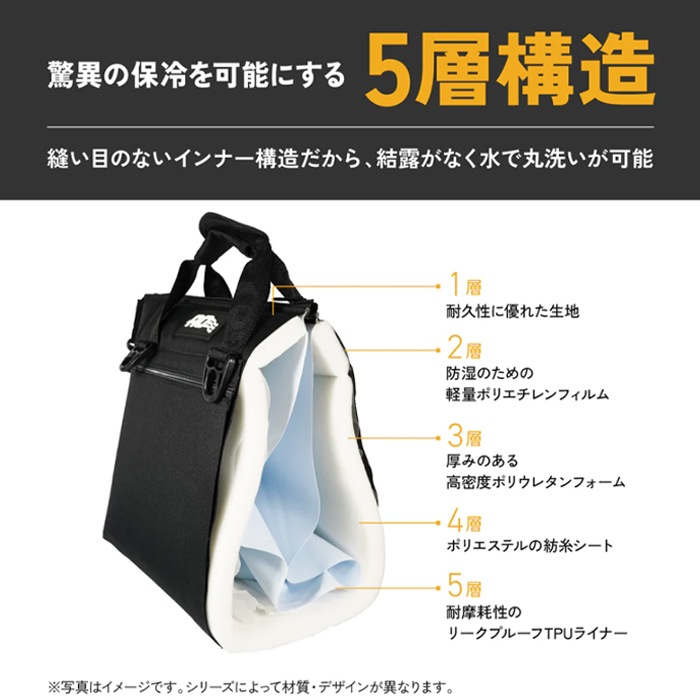 AO COOLERS 9Pack Canvas Soft Cooler BLACK 【エーオークーラーズ ソフトクーラー 9パック キャンバス ...