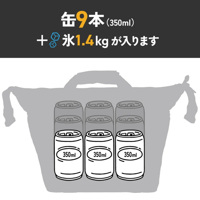 AO COOLERS 9Pack Canvas Soft Cooler BLACK 【エーオークーラーズ ソフトクーラー 9パック キャンバス ...
