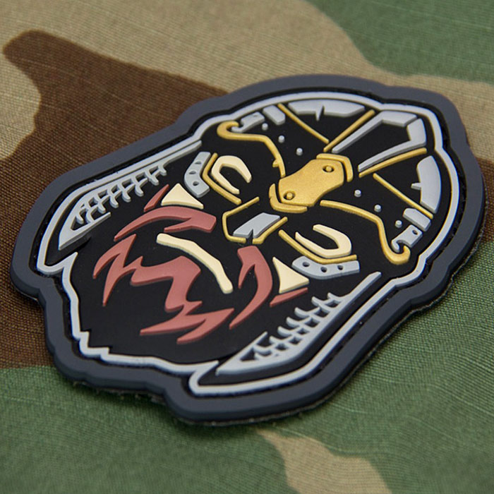 MSM ヴァイキング ウォリャー ヘッド 2 PVC PATCH 【MIL-SPEC MONKEY Viking Warrior Head 2】 ミルスペックモンキー ミリタリー アウトドア ...