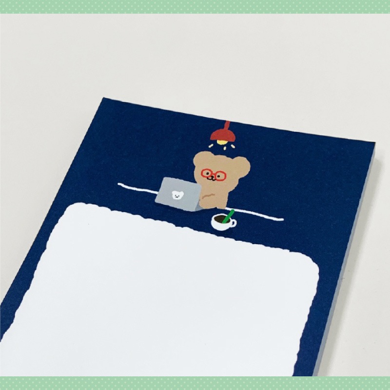 〈TETEUM〉テットム メモパッド〔NAVY〕 (BIG MEMO PAD)（100枚入） | 特集,TETEUM（テットム）特集 ...