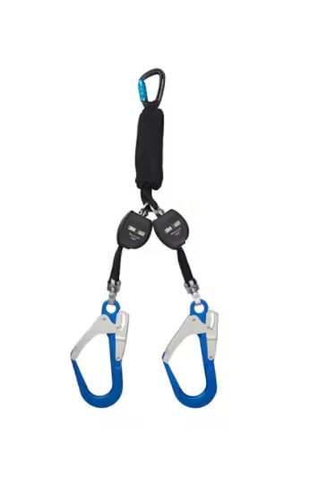 3M DBI-サラ Nano-Lok Light 巻取り式ランヤードタイプ1 130kg対応 ツイン NEW【品番3101764】｜建マート