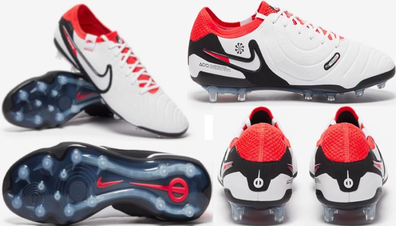 独占！2023年夏季8月 人工芝用ティエンポ レジェンド10・"エリート"・AG・天然革より軟らかいソフトFly TOUCHアッパー：ホワイト ...