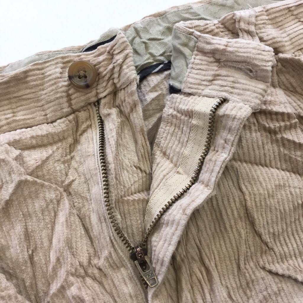 IZOD アイゾッド 太うね コーデュロイパンツ コーズ 送料無料 W40/ベージュ アメリカ輸入 USA アメカジ ブランド コールテン スラックス ワイドピッチ 古着卸 業販 大きい ...