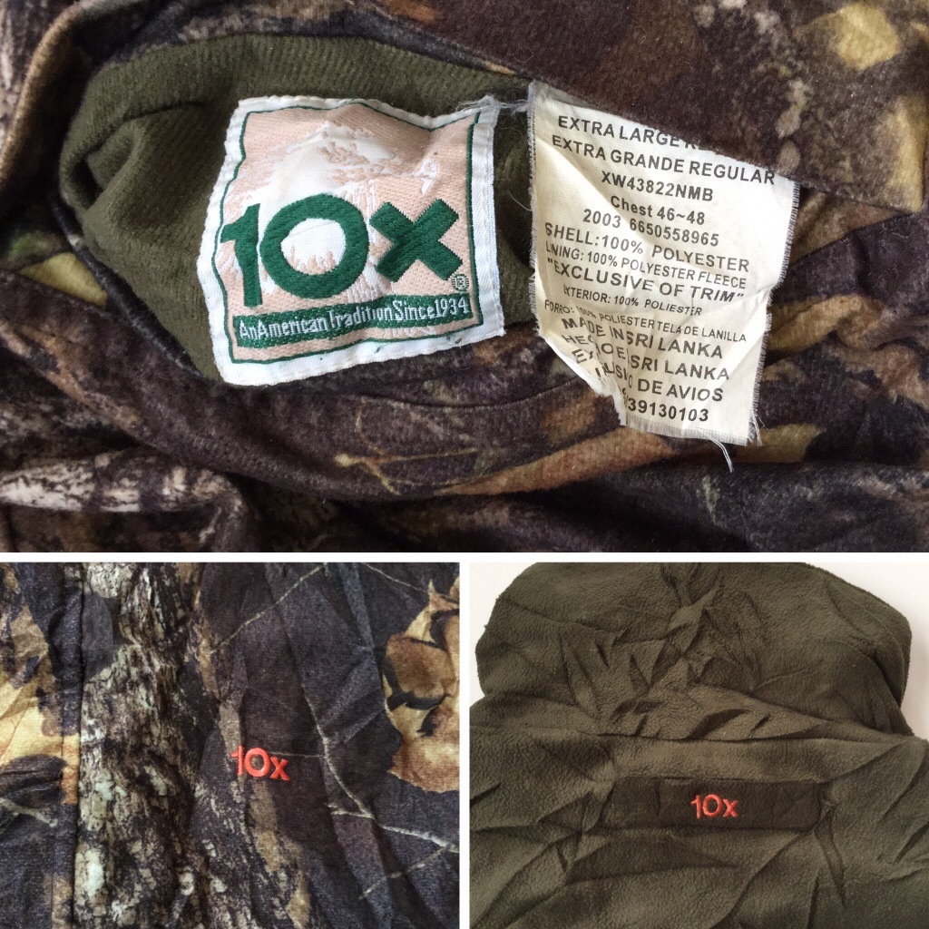 MOSSY OAK モッシーオーク 10x アメリカ直輸入 2WAY フリースジャケット ベスト リバーシブル カモx無地 中綿 送料無料 メンズ XL/迷彩xオリーブ リアルツリー 枯葉 ...