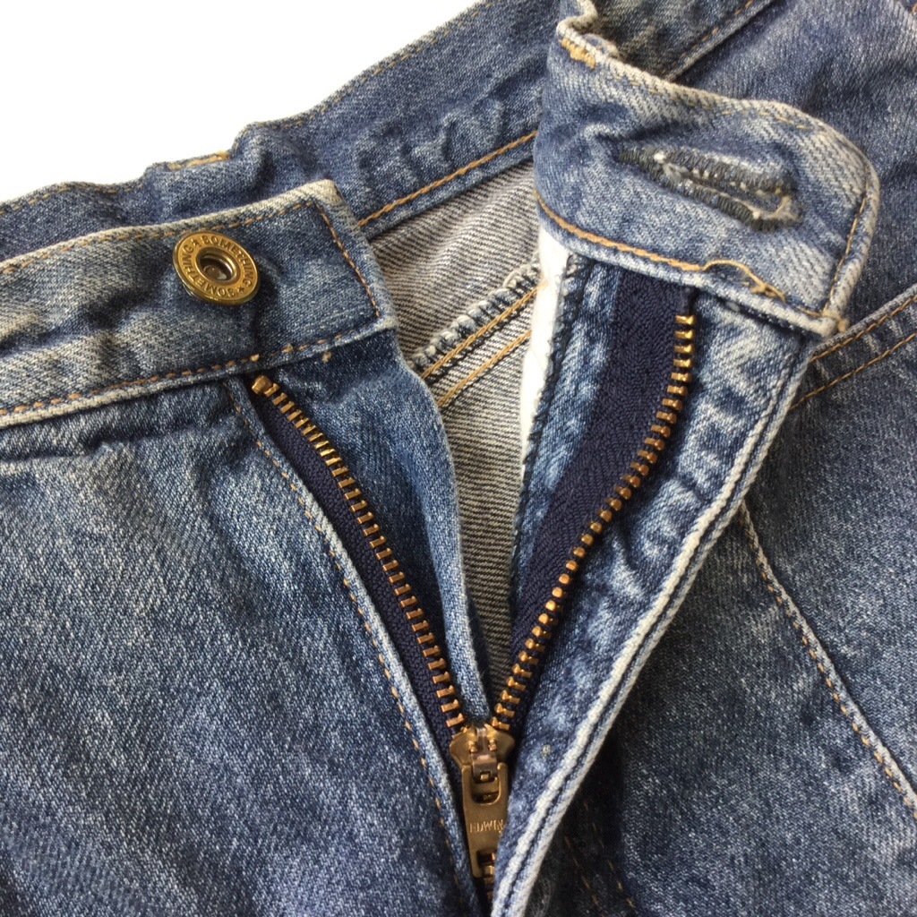 Something Ones サムシング デニムパンツ トレンカ 送料無料 レディース W63/ブルージーンズ EDWIN エドウィン ジッパーフライ センタープレス 古着卸 業販 | ー ...