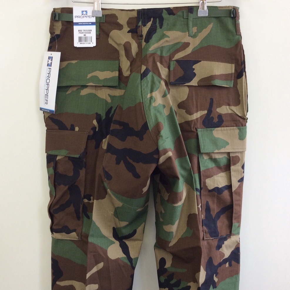 超特価【PROPPER】ウッドランドカモ リップストップ ミリタリーパンツ MS 新品 プロパー 6ポケット BDU 軍パン 迷彩 カーゴパンツ | ー品切れー | SPEC.CO.,LTD.