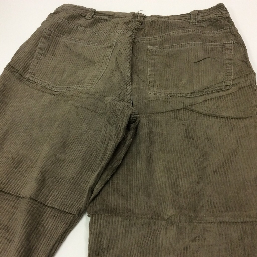 BASIC EDITIONS ベーシックエディション コーデュロイパンツ 太うね 送料無料 W36/カーキ・ベージュ アメリカ輸入 USA アメカジ コーズ スラックス コードパンツ ワイド ...