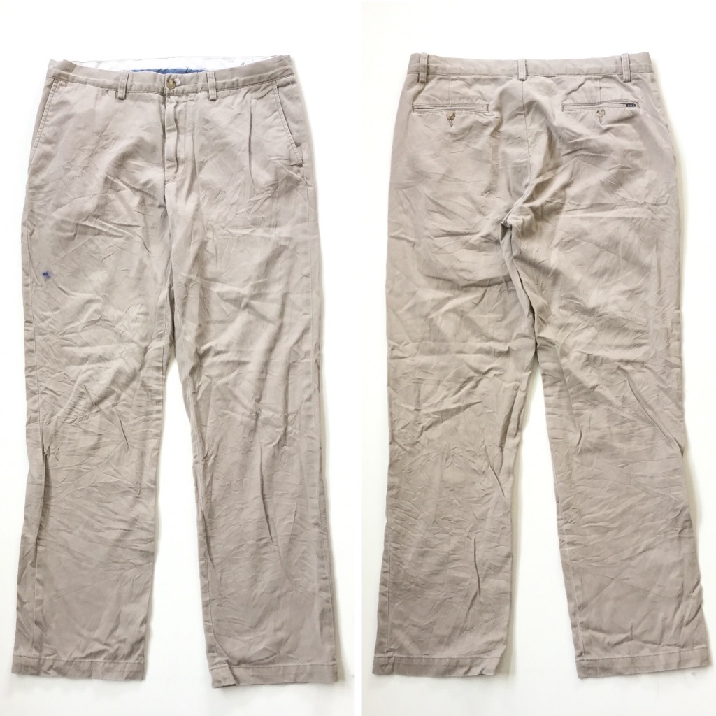Polo by Ralpha Lauren ポロ ラルフローレン コットンパンツ アメリカ直輸入 チノパンツ 送料無料 メンズ 33/ベージュ ...