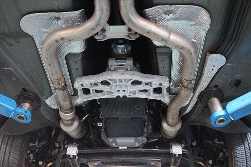 ダッジ チャレンジャーSXT V8サウンド風マフラー【型式：－】 | ワンオフ製作事例 | SUXON RACING