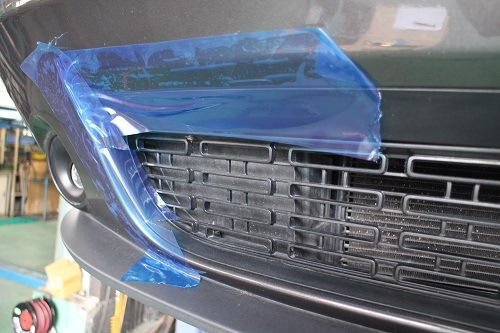 ダッジチャレンジャーSXT 牽引フック取付 【型式：－】 | ワンオフ製作事例 | SUXON RACING