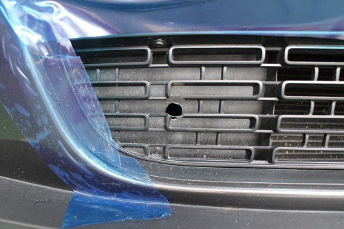 ダッジチャレンジャーSXT 牽引フック取付 【型式：－】 | ワンオフ製作事例 | SUXON RACING