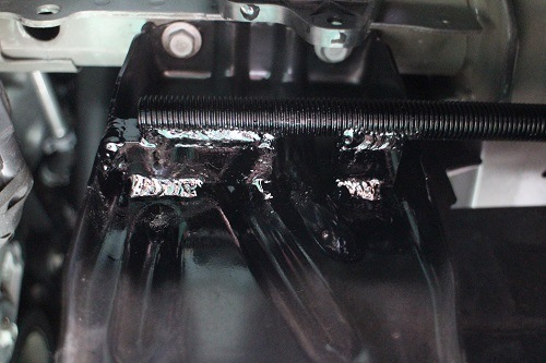 ダッジチャレンジャーSXT 牽引フック取付 【型式：－】 | ワンオフ製作事例 | SUXON RACING