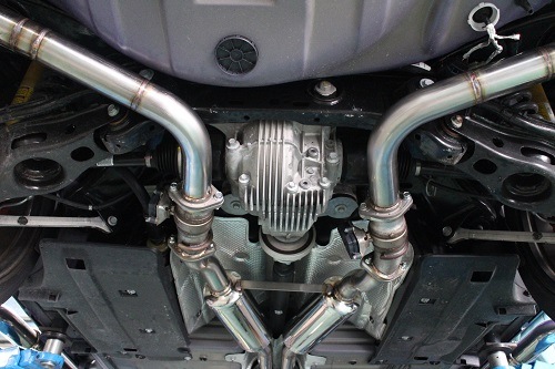 ダッジ チャレンジャーR/T 可変バルブ付ワンオフマフラー 【型式：－】 | ワンオフ製作事例 | SUXON RACING