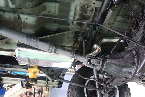 トヨタ ランクル95プラド マフラー取付 【型式：E－RZJ95W】 | ワンオフ製作事例 | SUXON RACING