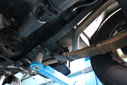 三菱 ジープ ワンオフ マフラー 【型式：J55】 | ワンオフ製作事例 | SUXON RACING