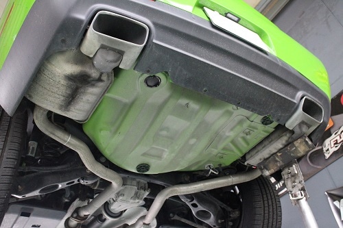 ダッジ チャレンジャーSXT リアストレートマフラー 【型式：－】 | ワンオフ製作事例 | SUXON RACING