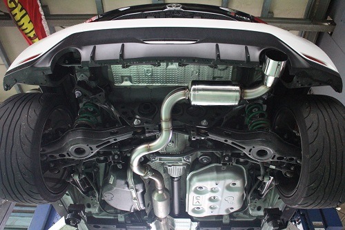 トヨタ GRヤリスRZ ワンオフ マフラー 【型式：4BA－GXPA16】 | ワンオフ製作事例 | SUXON RACING