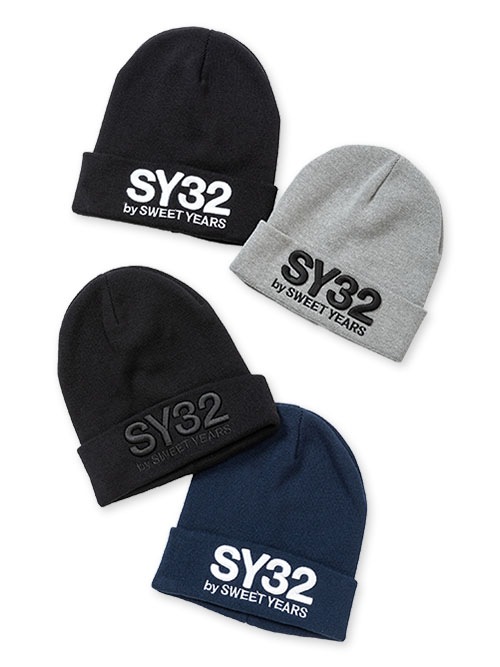COOL MAX 3D LOGO KNIT CAP | SY32 by SWEET YEARS | 【公式】SY32 by SWEET ...