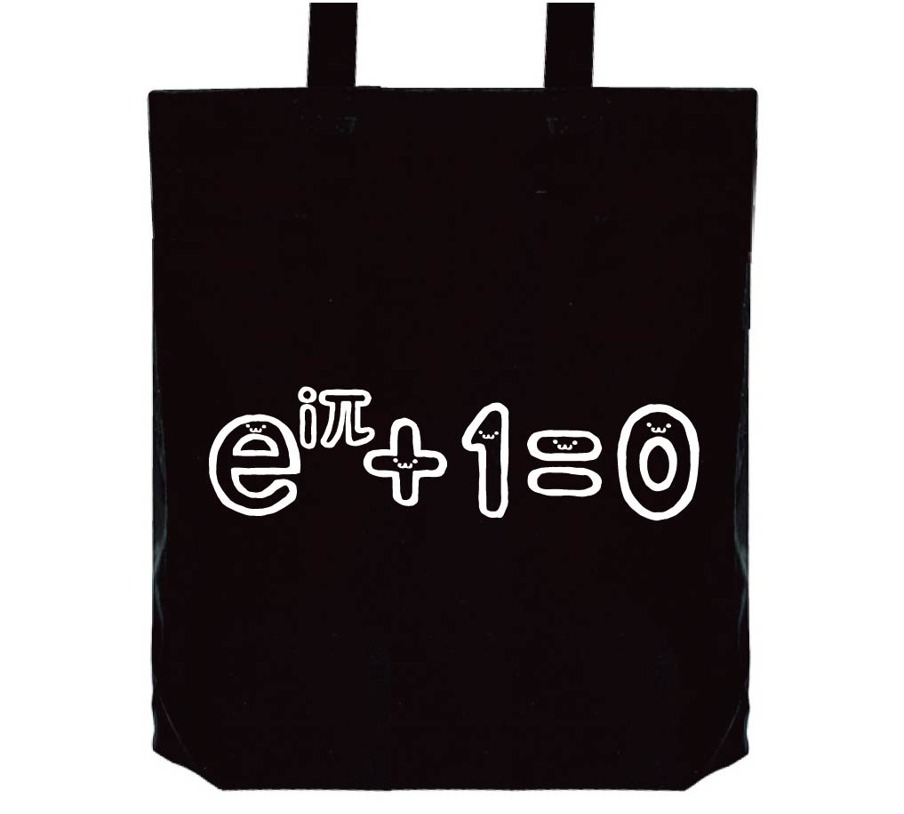 eiπ＋1＝0 オイラーの等式 数学 数式 記号 文字 筆絵 イラスト トートバッグ | 記号 | サモエスキー