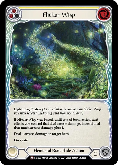 【EN】[Elemental Runeblade] Flicker Wisp 「M」〔ELE-UL065〕 | Elemental ...