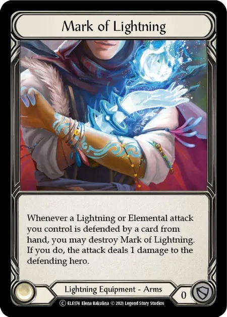 《Rainbow Foil》[Lightning] Mark of Lightning [C]《ELE-UL》 | Lightning ...