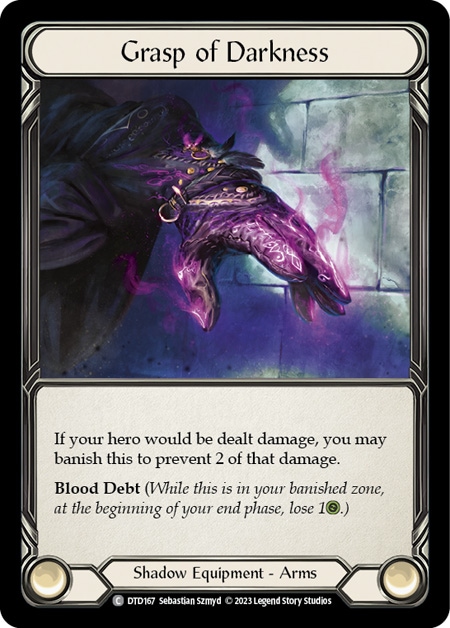 【EN】[Shadow] Grasp of Darkness 「C」〔DTD167〕 | Shadow | TOKYO FAB