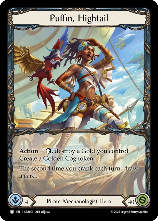 【EN】[Pirate Mechanologist] Puffin, Hightail/疾風疾駆、パフィン (ヒーロー)「B」〔SEA001〕 | Pirate Mechanologist ...
