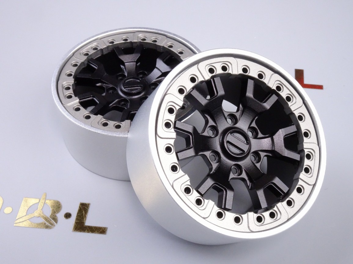 在庫 H-TECH 製 RC 1/10 2.1inch Aluminum Metal Beadlock Wheel (HTW2.1-04A ...