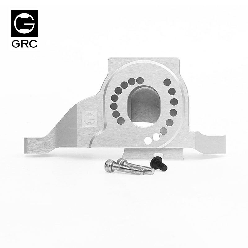 GRC製 GAX0087S 【シルバー】/TRX-6TRX-4対応 モーター マウント プレート アルミ製 Motor mount plate ...