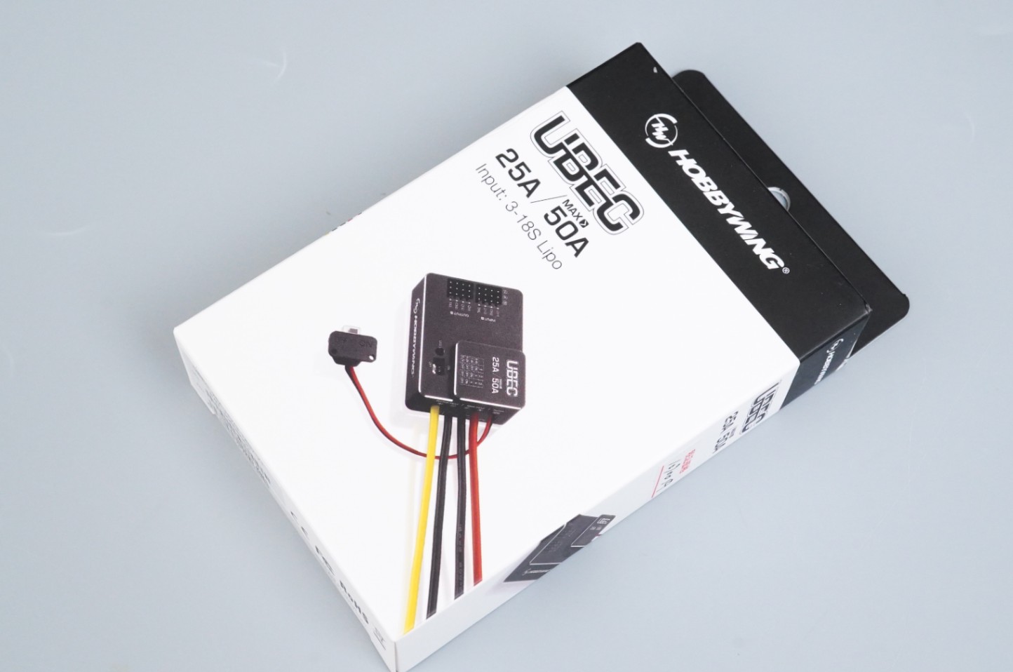 【在庫即納】HOBBYWING ホビーウイング UBEC 25A HV 3S～18S LiPo 出力電圧 5.0V、6.0V、7.4V、8 ...