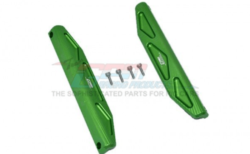 GPM製 HS014-G (グリーン) TRAXXAS HOSS 4X4 VXL Aluminum Chassis Nerf Bars ...