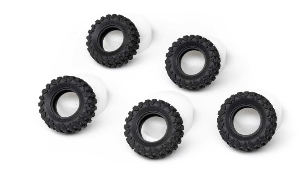 【取寄対象品】Horizon Hobby AXIALアキシャル 1/30 SCX30 Tires & Foam (5), Geolandar ...