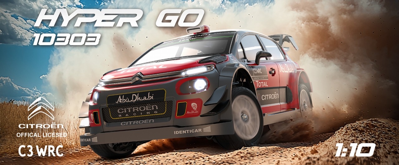 【取寄対象品】MJX Hyper Go 10303 1/10 Citroen C3 WRC RC Rally Car 品番：10303 ...