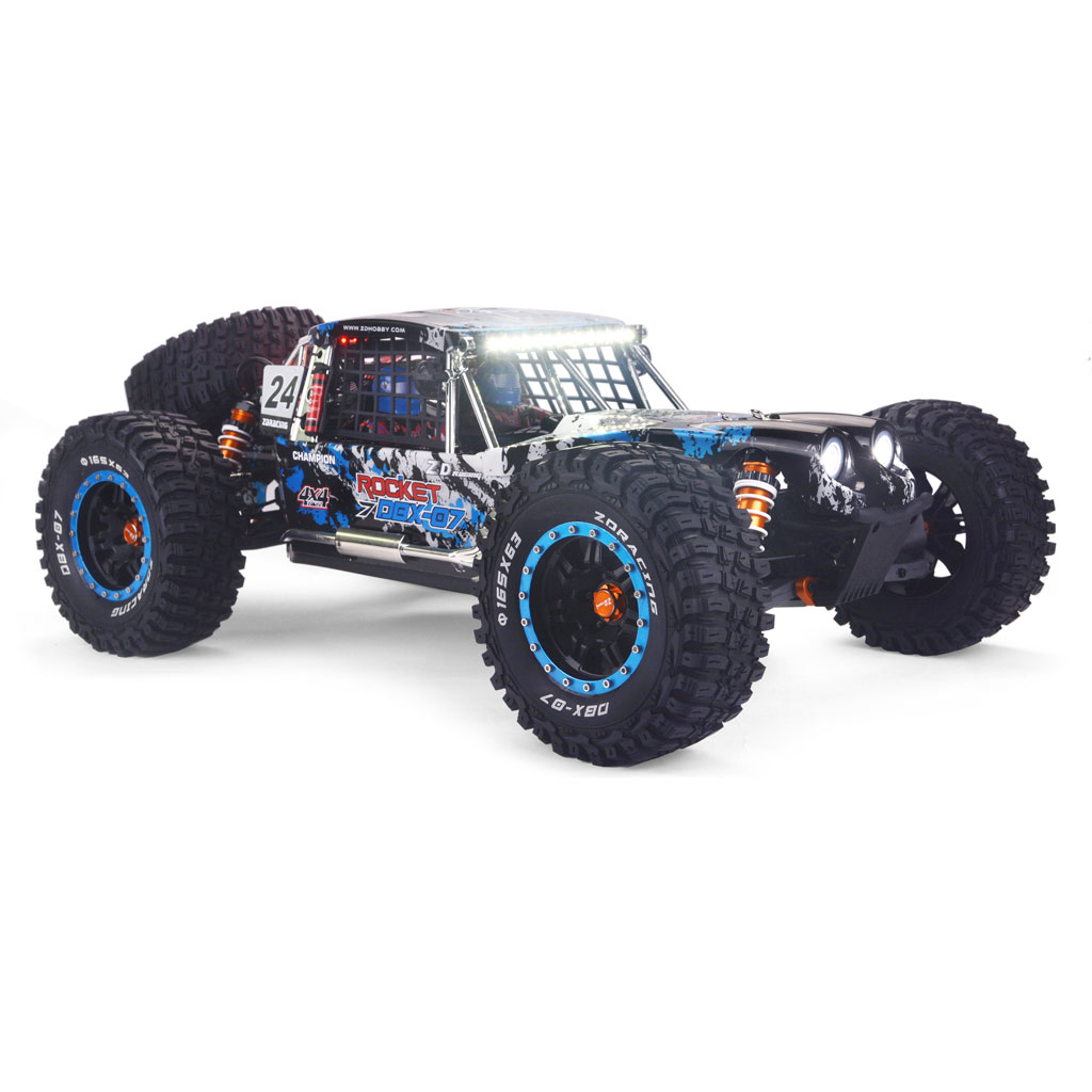 日本初上陸記念 New ZD Racing DBX-07 1/7 RC Scale 4WD 2.4G 品番【DBX7-01BLUE ...