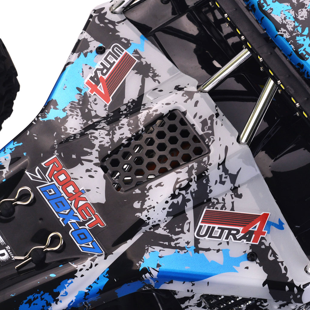 日本初上陸記念 New ZD Racing DBX-07 1/7 RC Scale 4WD 2.4G 品番【DBX7-01BLUE ...