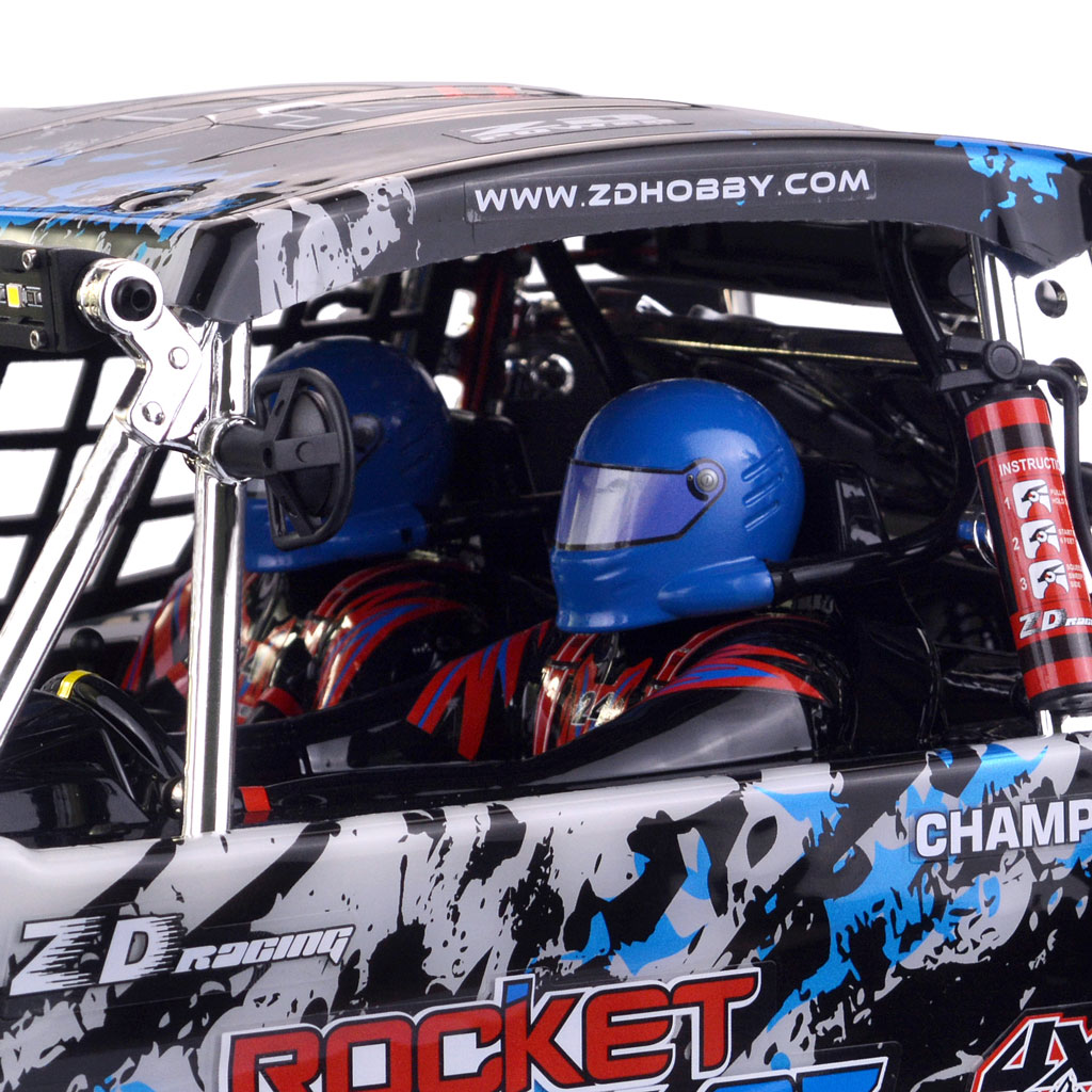 日本初上陸記念 New ZD Racing DBX-07 1/7 RC Scale 4WD 2.4G 品番【DBX7-01BLUE ...
