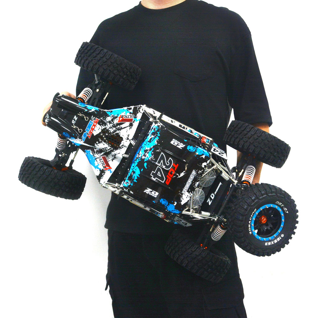 日本初上陸記念 New ZD Racing DBX-07 1/7 RC Scale 4WD 2.4G 品番【DBX7-01BLUE ...