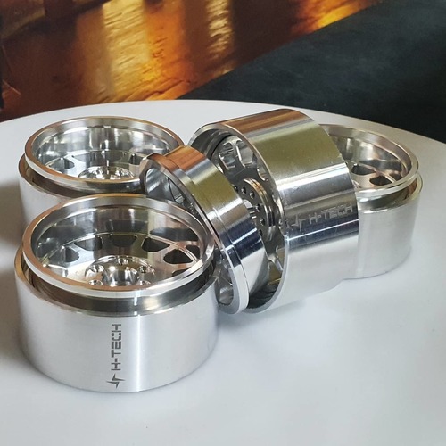 取り寄せ H-TECH製 RC 1/10 2.1inch Aluminum Metal Beadlock Wheel (HTW2.1-02 ...