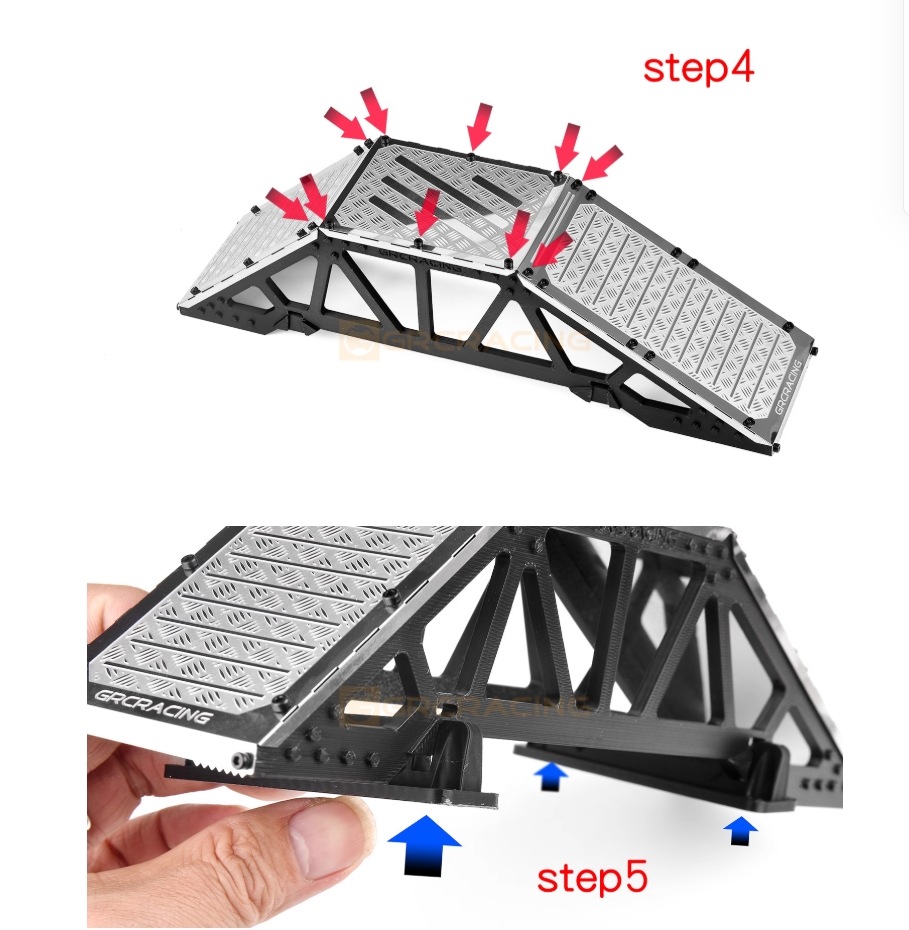 新品【在庫即納】GRC single-sided bridge For RC crawler (large size) 品番：G189A ...
