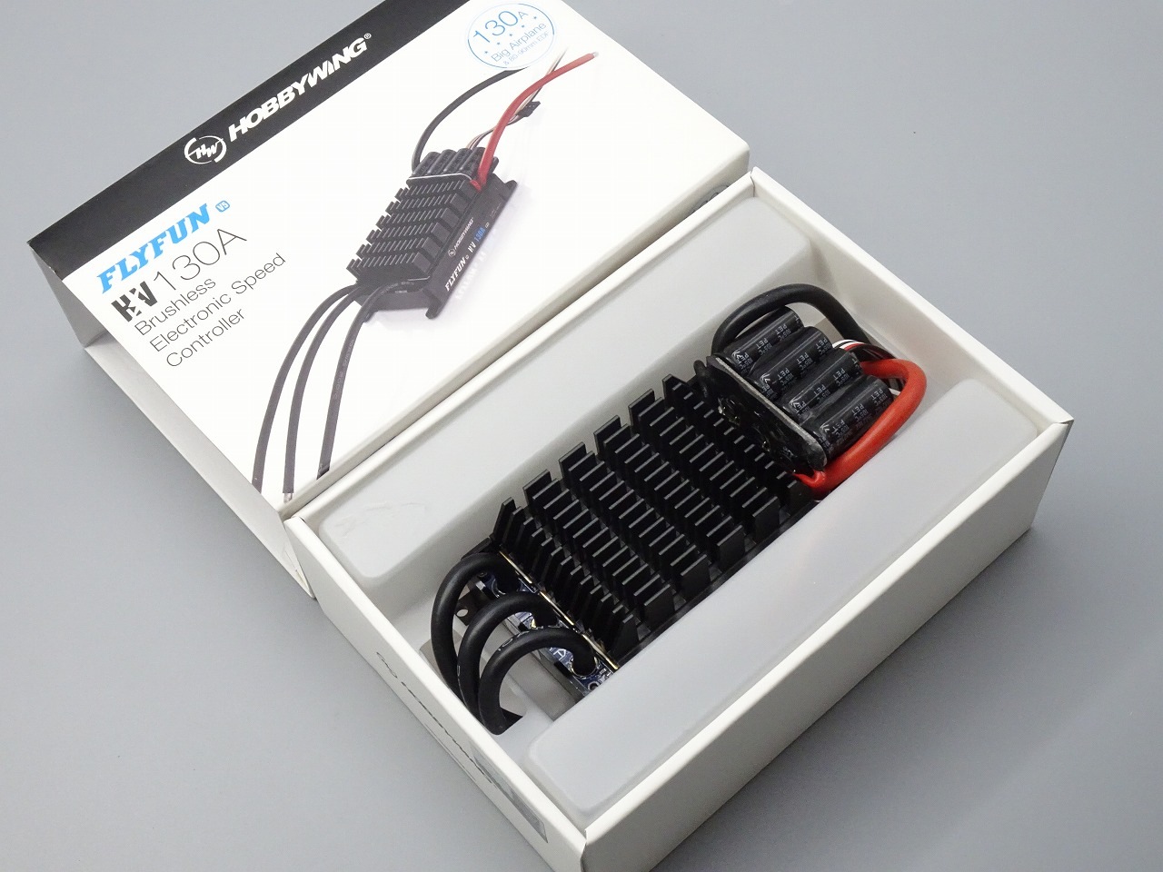 ホビーウイング HOBBYWING PLATINUM 130A-HV OPTO V4 空用 90-140クラス飛行機 【30201500 ...