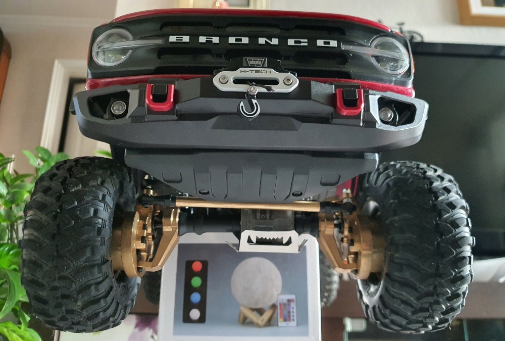 在庫 RC 1/10 Traxxas TRX4 Broncoブロンコフロントバンパー Aluminum Metal Front Bumper ...