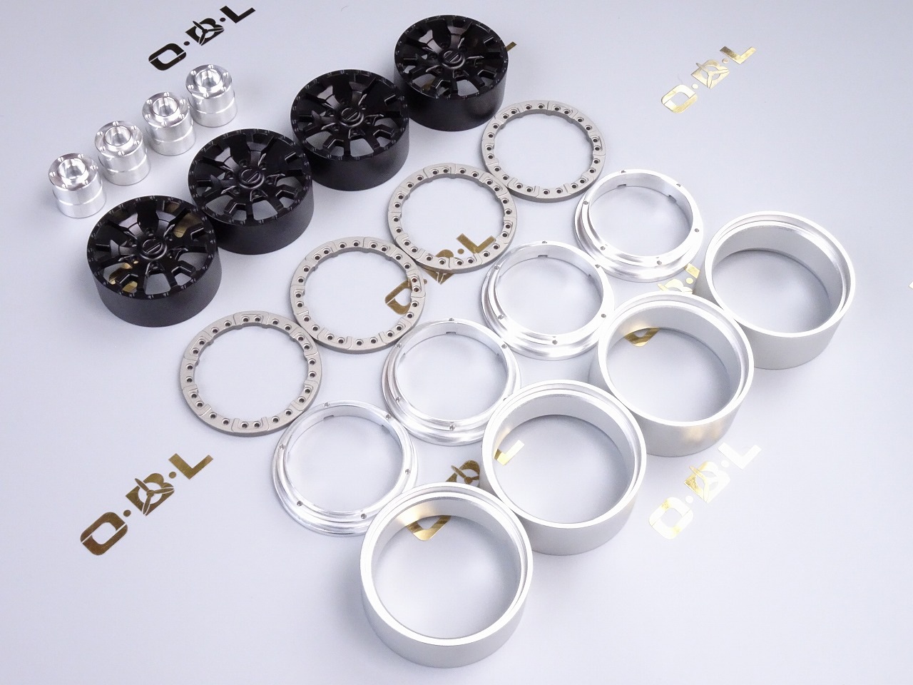 在庫 H-TECH 製 RC 1/10 2.1inch Aluminum Metal Beadlock Wheel (HTW2.1-04A ...