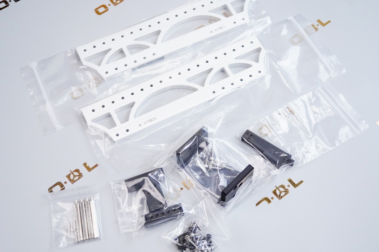 【予約】 H-TECH RC 1/10 CEN Racing Ford F450 Aluminum Metal Lift Kit 【シルバー ...