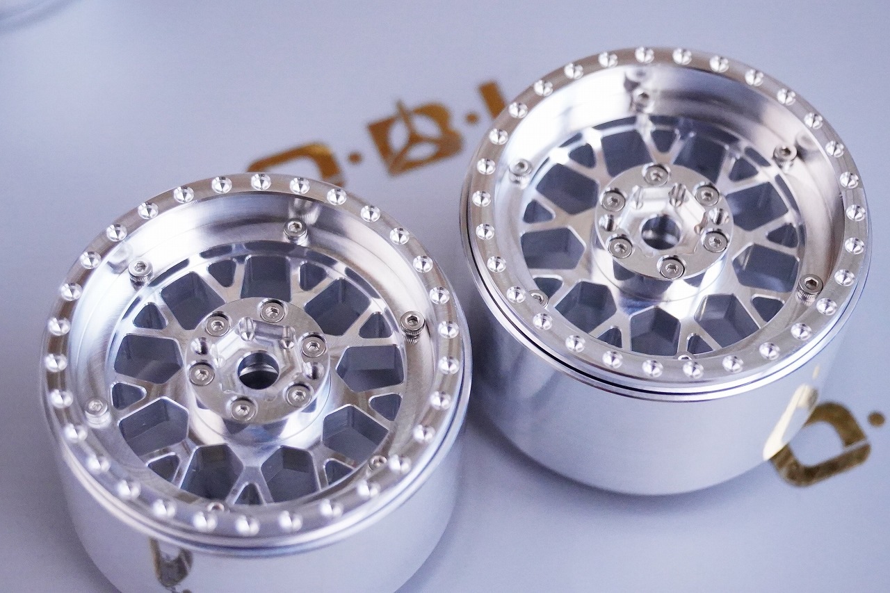 【予約】 H-TECH RC 6PCS 2.2inch Mesh Type Minus Offset Aluminum Metal Bead ...