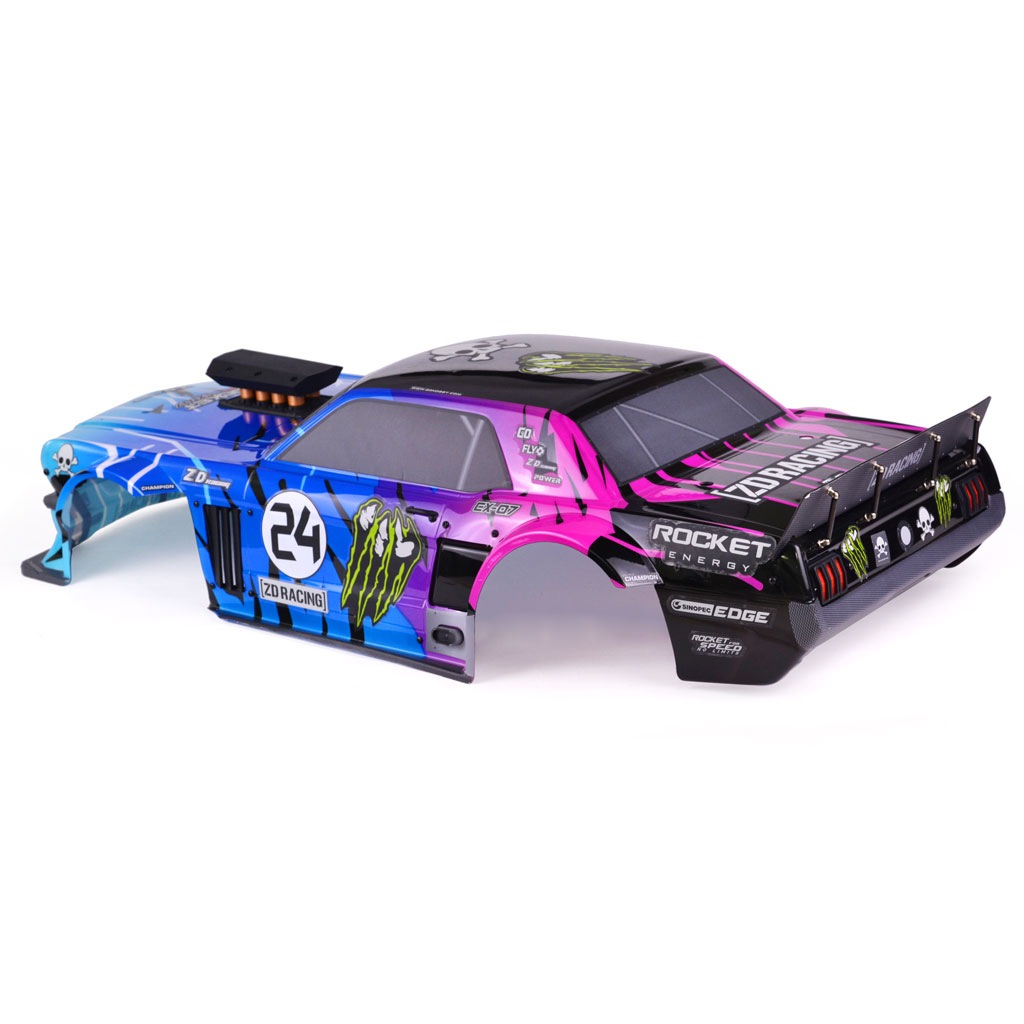ZD Racing EX-07 PVC Body shell set colorful ボディー 品番＃8572S | ZDRACING ...